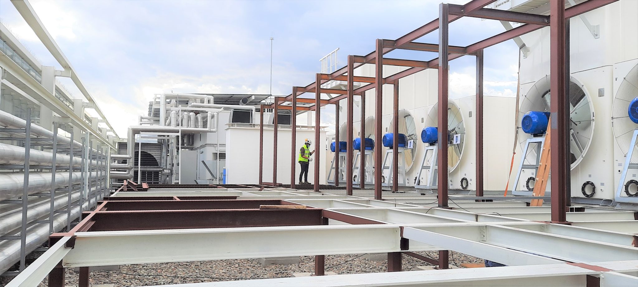 Cooling towers in a Data processing Center - Torraval Cooling